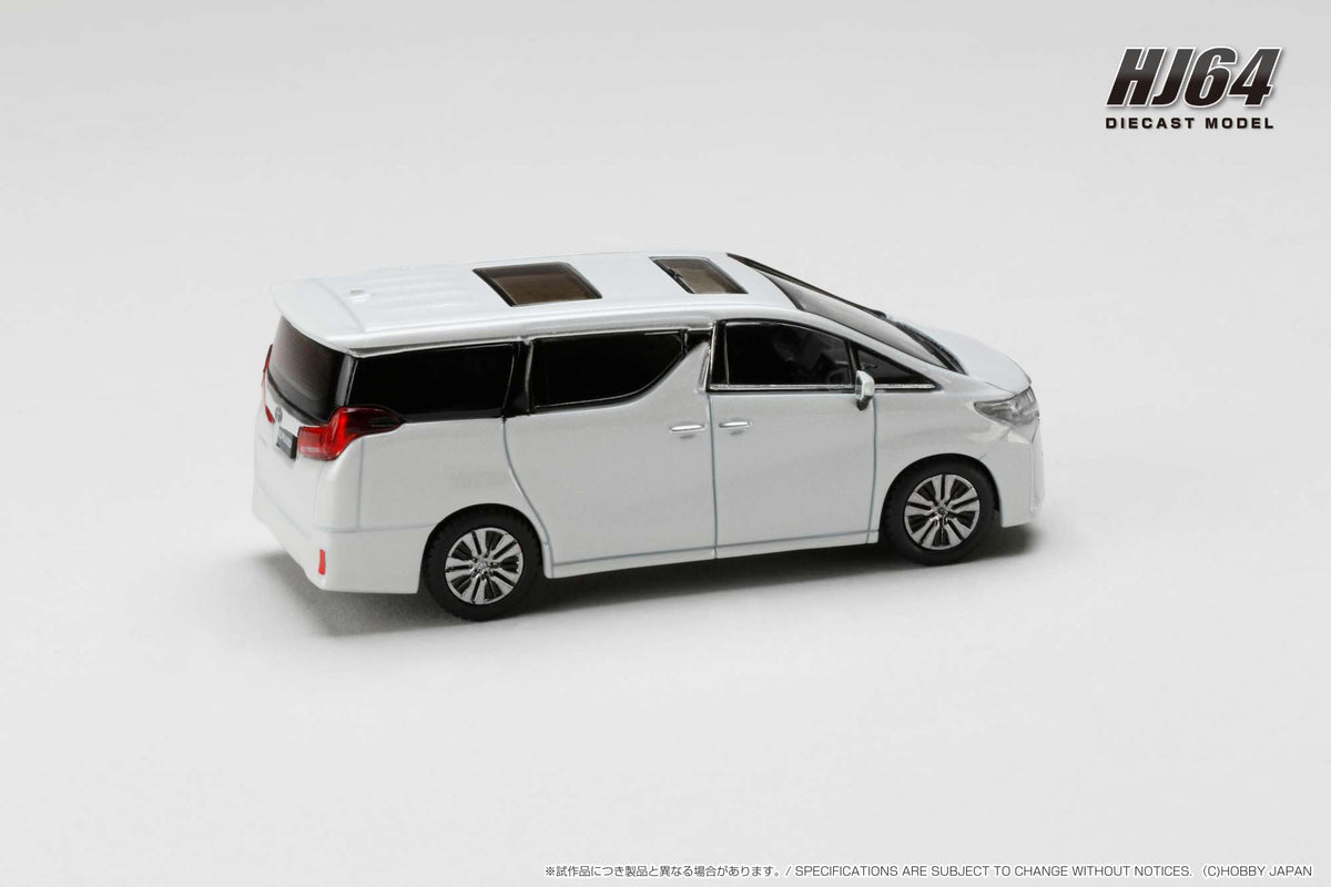 Hobby Japan HJ645012AW Toyota ALPHARD (H30W) / WITH SUN ROOF WHITE PEA ...