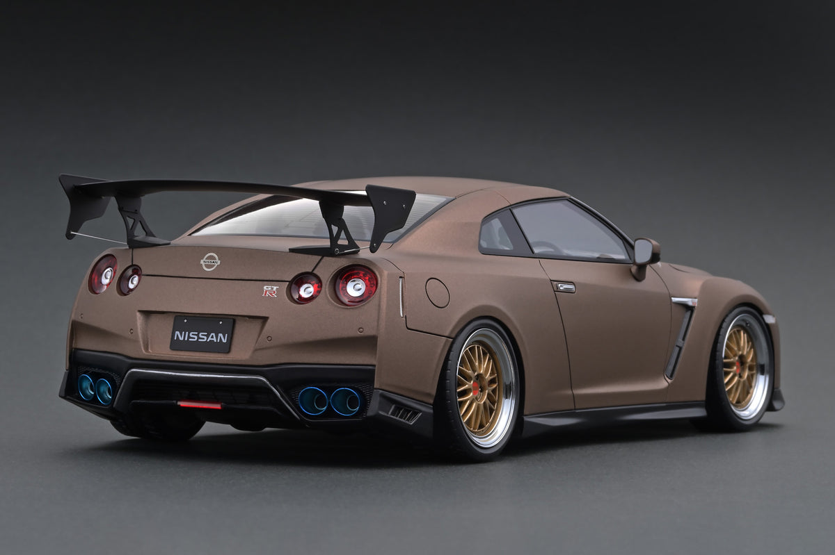 IG1760 NISSAN GT-R (R35) Premium Edition Matte Brown – ignition model