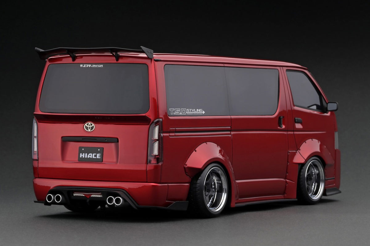 IG2806 T・S・D WORKS HIACE Red Metallic – ignition model